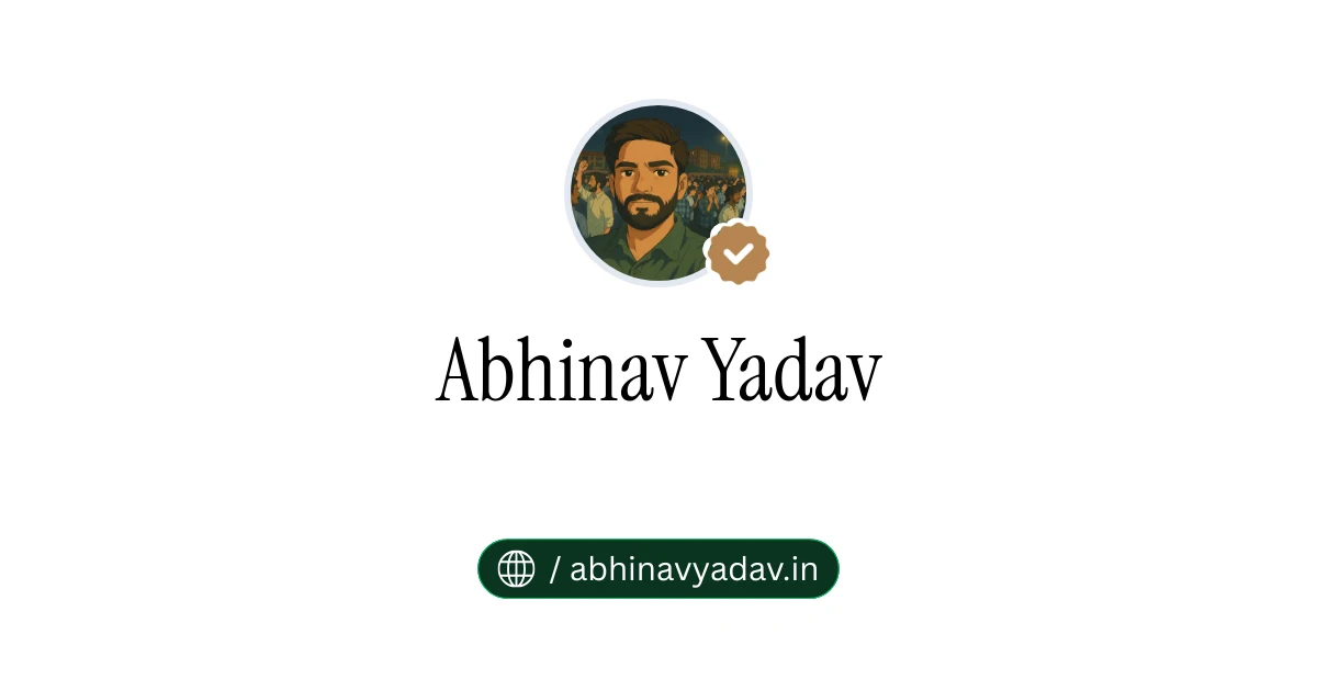 Abhinav Yadav | Software Engineer